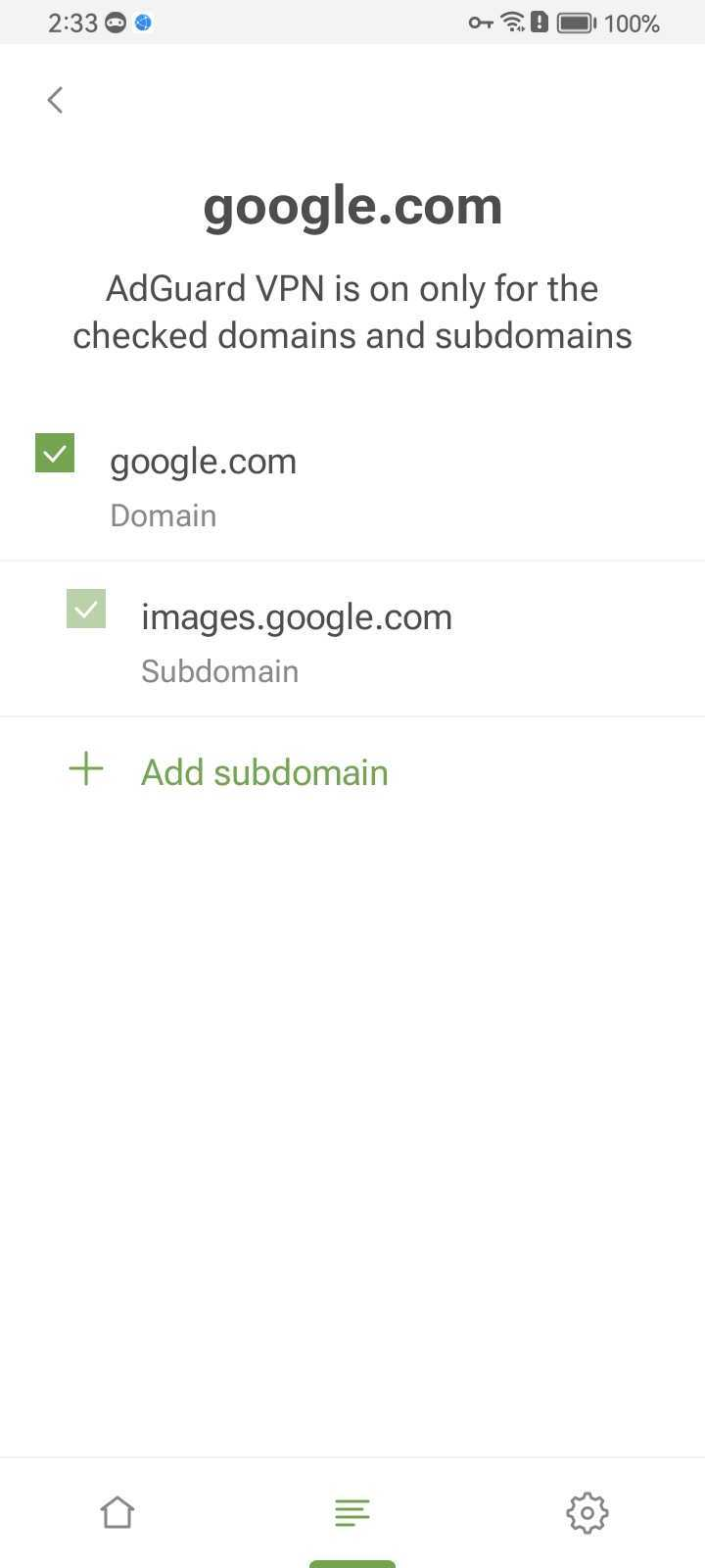 Checkbox for subdomain stays inactive after removing *.domain.com · Issue #356 · AdguardTeam ...