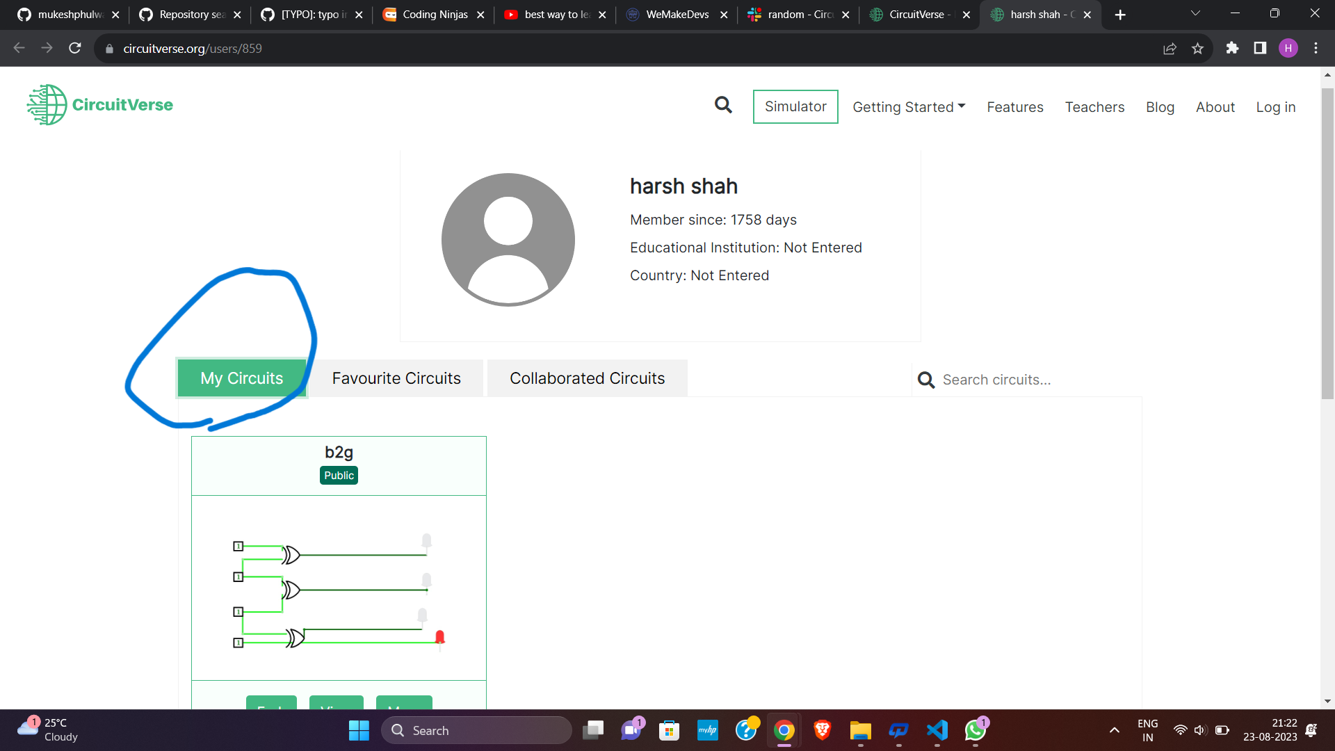 [typo]:"my circuits" instead of "circuits" · Issue #3979 · CircuitVerse/CircuitVerse · GitHub