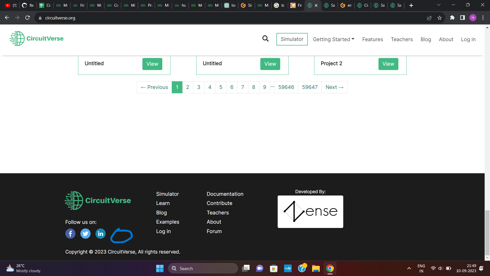 Feature :Github link should be there in the footer with other social meadial links · Issue #4028 ...