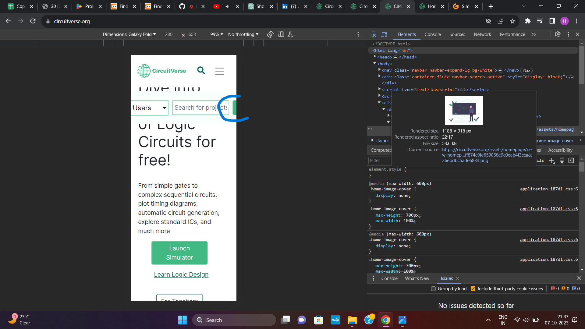 🐞 Bug:Search button is not seen properly · Issue #4149 · CircuitVerse/CircuitVerse · GitHub