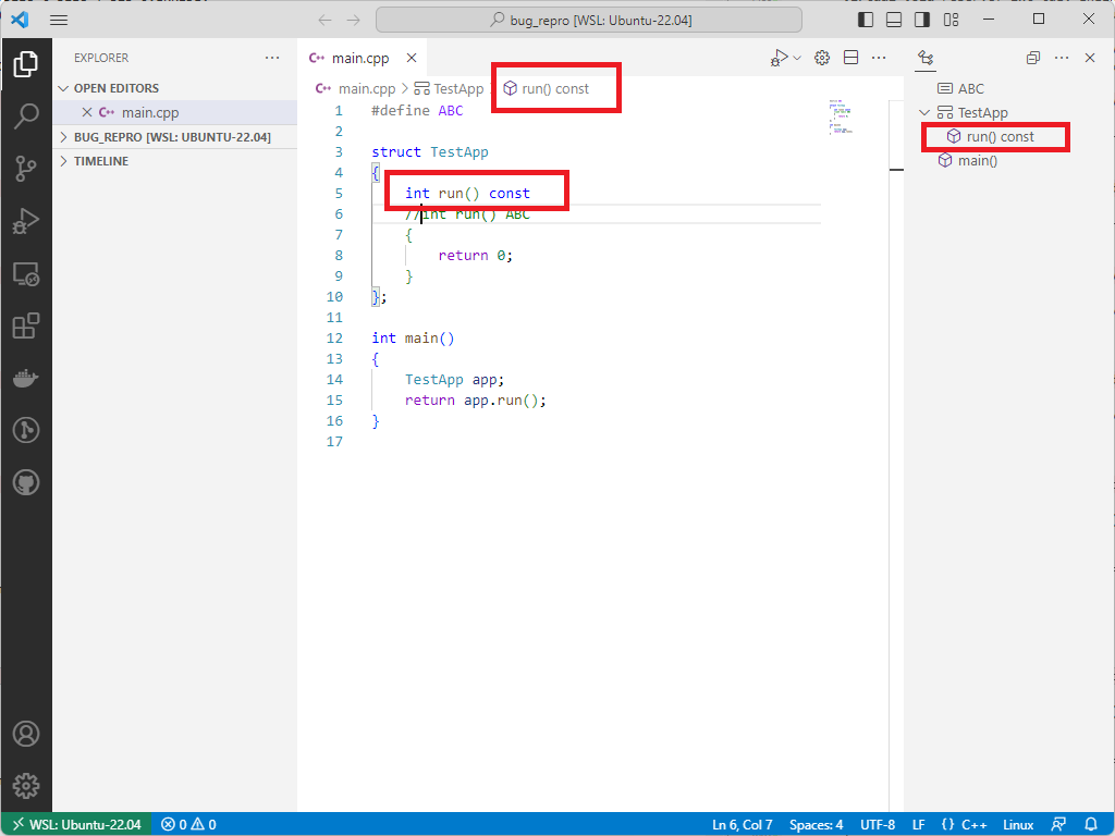 Member function with a macro in the specifier list breaks Outline view · Issue #11243 ...