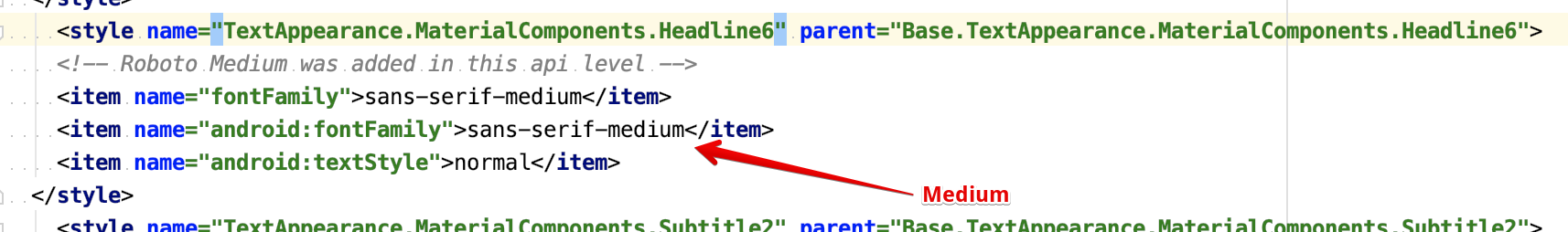 [Typography] Is document textAppearanceHeadline6 font Regular correct ...