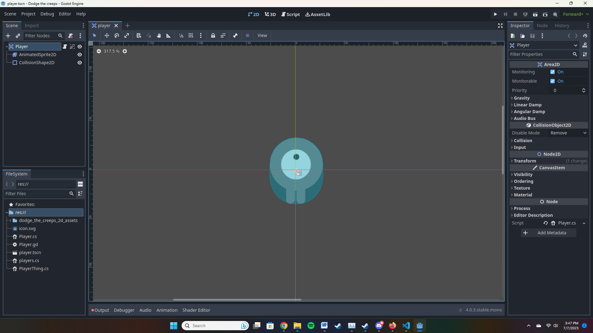 Error with first tutorial (2D) asking the user to press a nonexistent ...