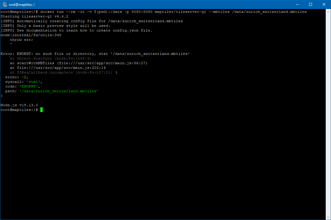 Run problem · Issue #731 · maptiler/tileserver-gl · GitHub