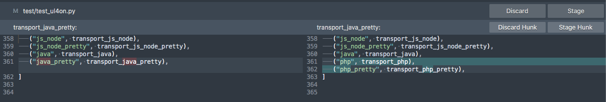 [Feature request] Stage selected lines · Issue #967 · sublimehq/sublime_merge · GitHub