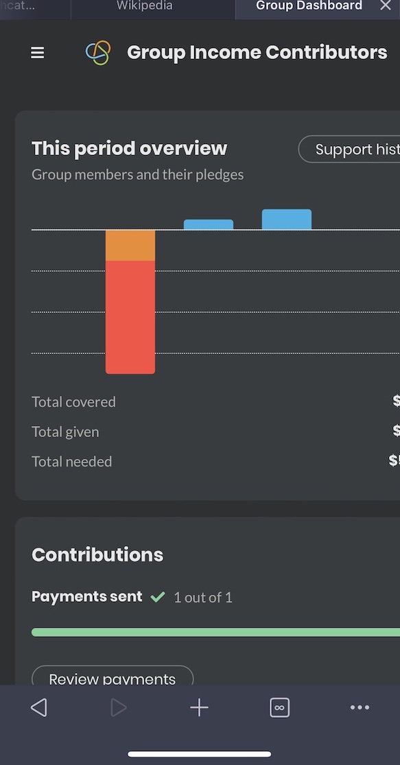 Dashboard on mobile website too wide · Issue #1396 · okTurtles/group-income · GitHub