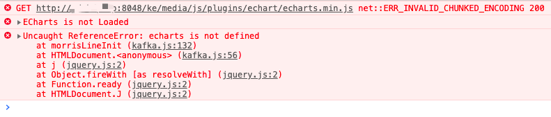 拉取源代码，进行打包，前端会出现找不到 echarts.min.js · Issue #271 · smartloli/EFAK · GitHub