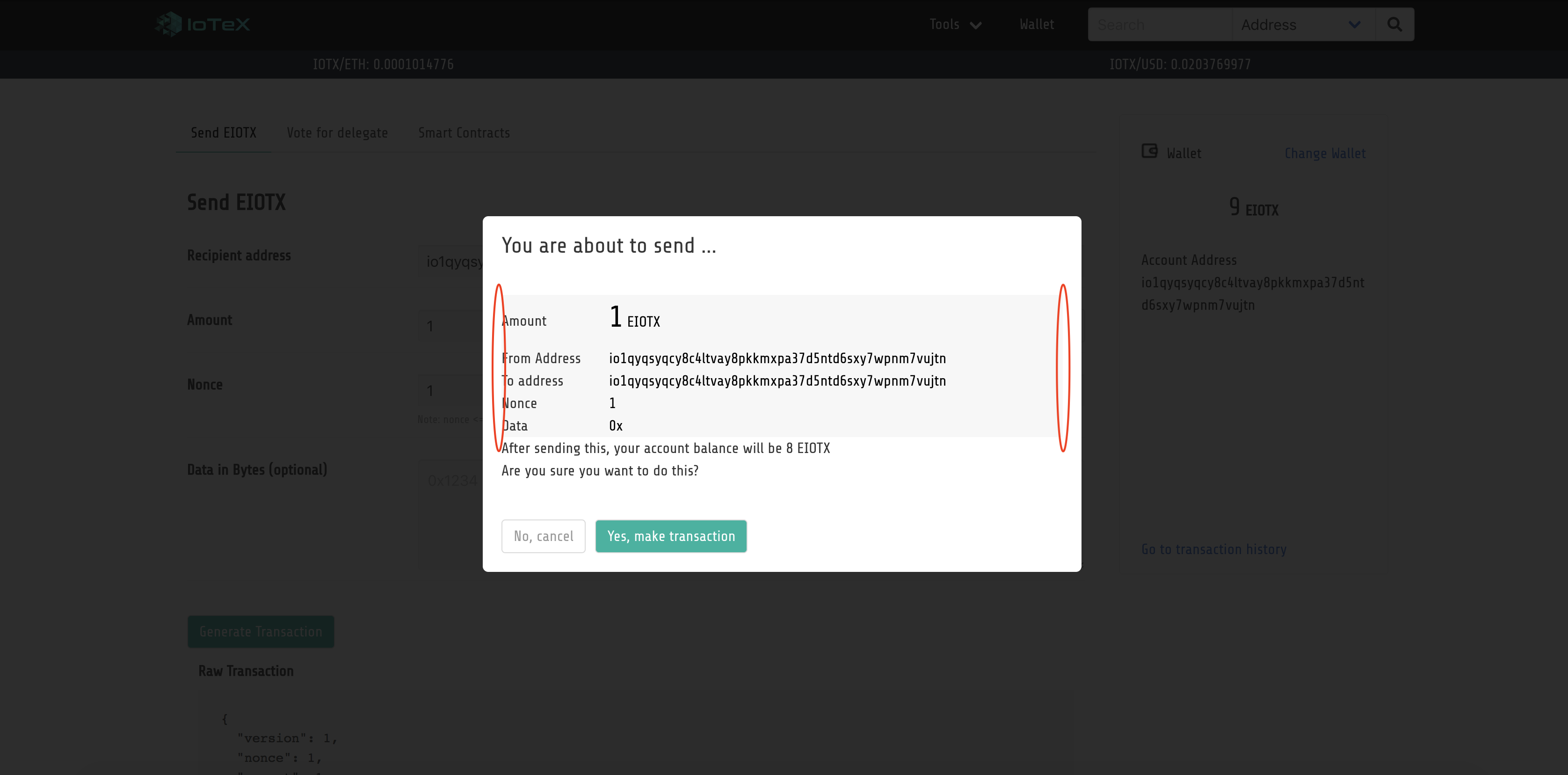 add left and right padding to confirmation to TransactionDetailSection · Issue #3 · iotexproject ...