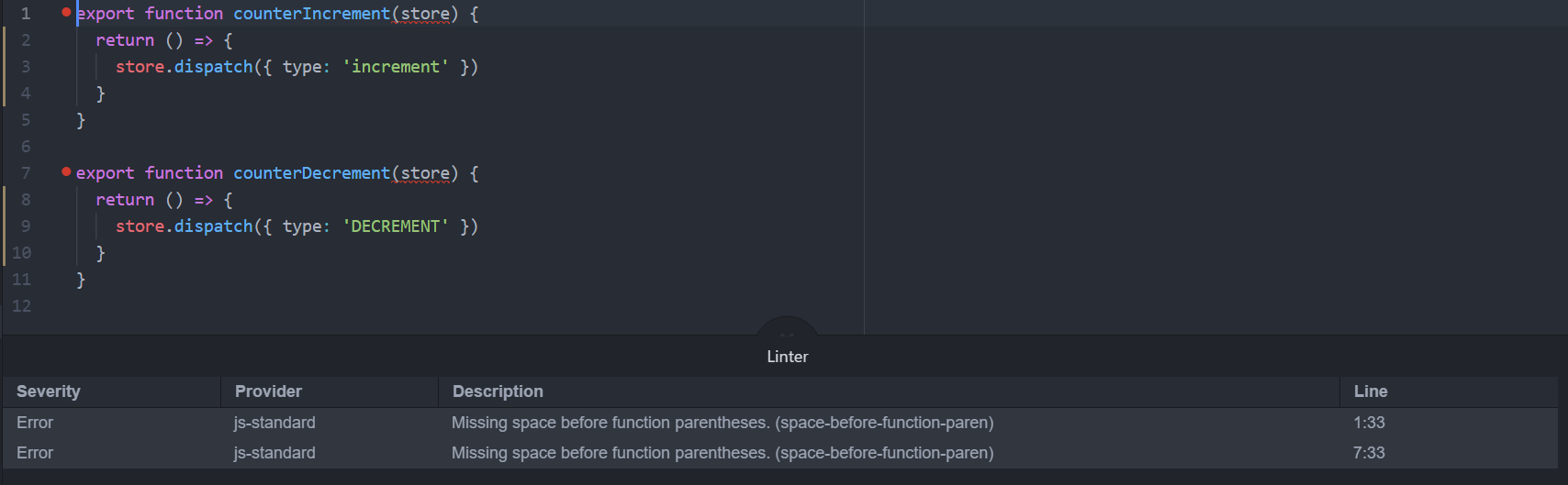 Space Before Function Paren Rule Not Applied To Formatted Code · Issue 282 · Prettier Prettier