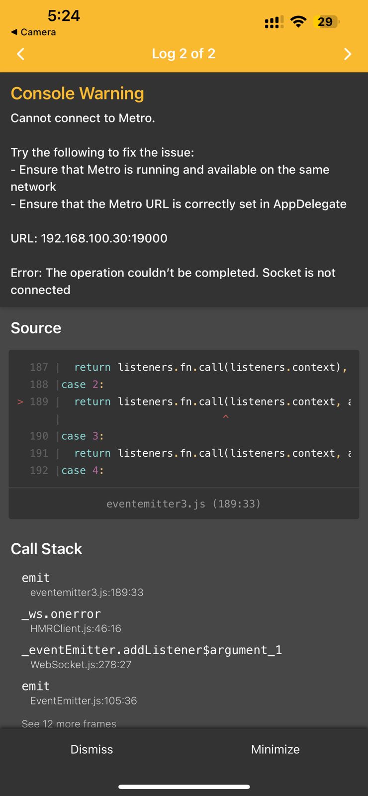 I Got This Smodel Has Been Deprecated In Favor Of Expo Devices