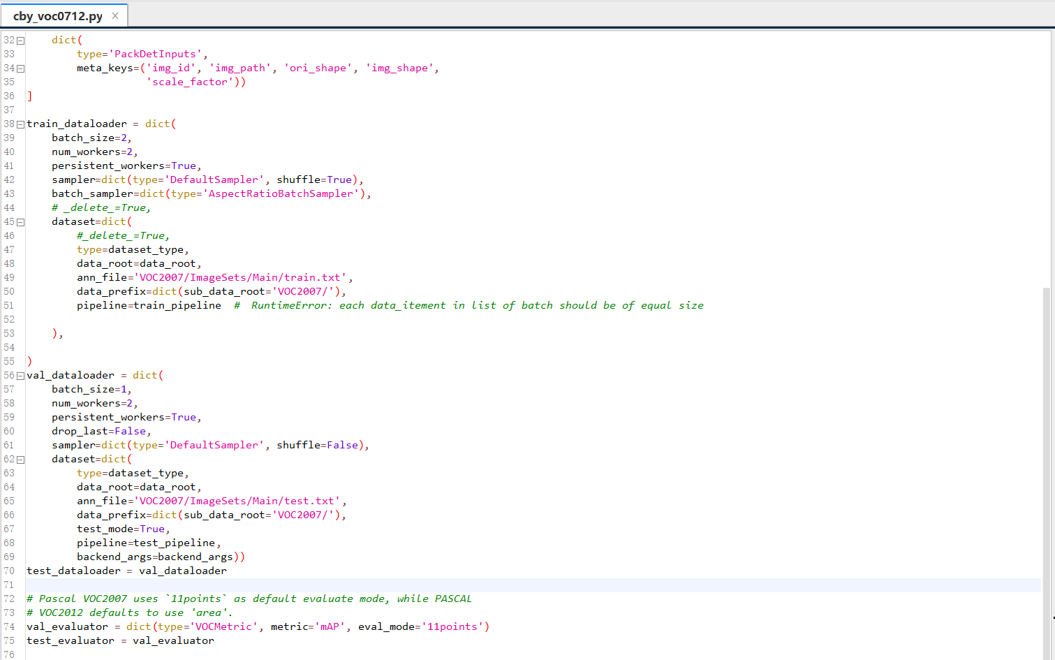An error occurred while training the VOC dataset with mmdetection · Issue #10601 · open-mmlab ...
