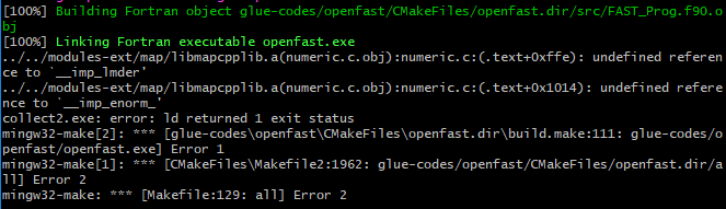Compiling with MinGW · Issue #192 · OpenFAST/openfast · GitHub