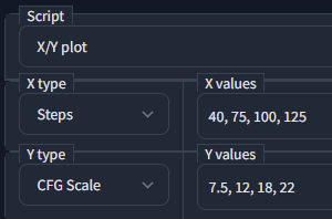 [Feature Request] X/Y Plot, but batched against a list of Sampling Methods (i.e., a Z dimension ...
