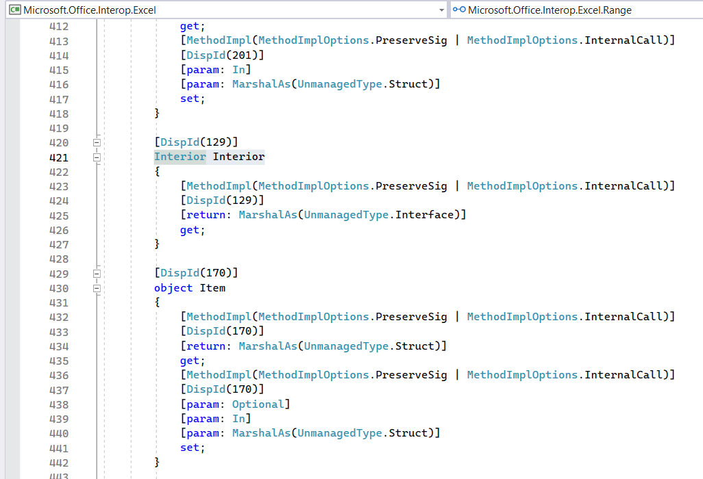 What members present in root Excel Application? · Issue #629 · Excel-DNA/ExcelDna · GitHub