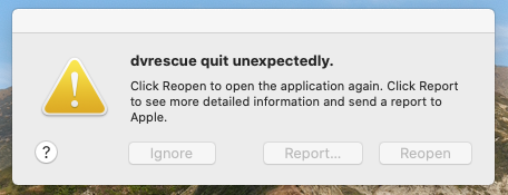 issues setting up DVRescue on Catalina · Issue #463 · mipops/dvrescue · GitHub