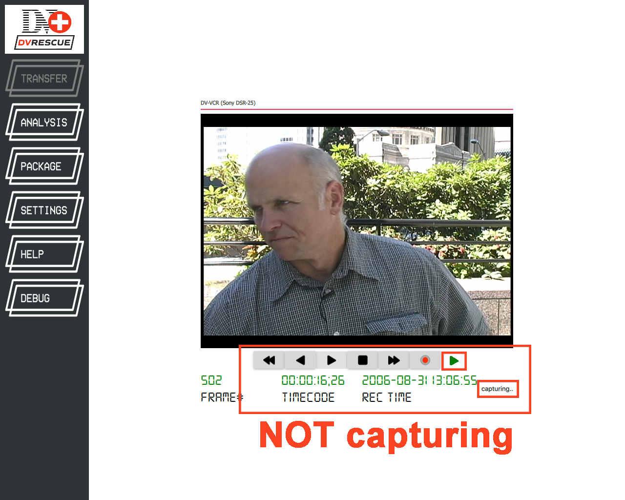 No dv data stream coming through DVRescue when capturing · Issue #437 · mipops/dvrescue · GitHub
