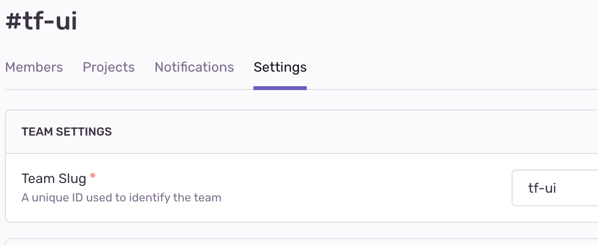 Sentry Ui Shows Slug As Team Name Instead Of The Name Field · Issue 53593 · Getsentry Sentry
