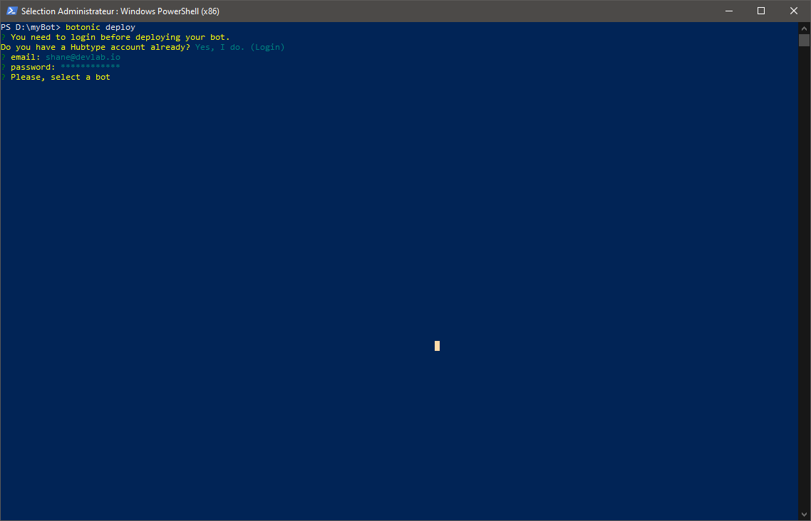 I can't select a bot when i do botonic deploy · Issue #1811 · hubtype/botonic · GitHub