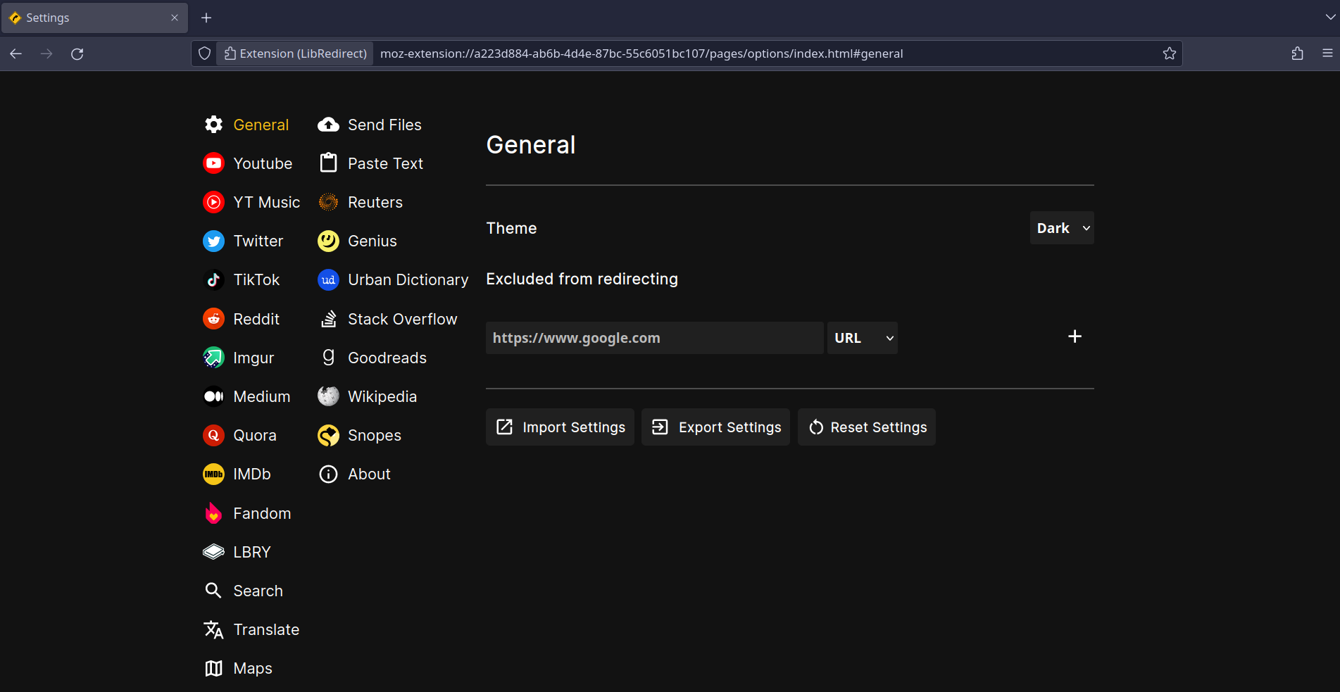 LibRedirect overriding homepage on Firefox and forced as search engine · Issue #616 ...