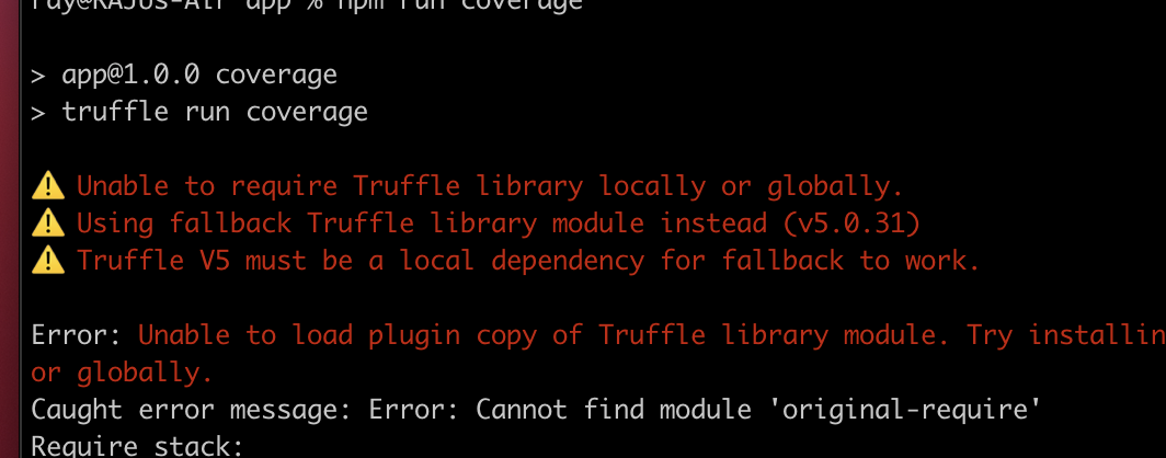 Callback Was Already Called Truffle Run Coverage · Issue 633 · Sc Forks Solidity Coverage