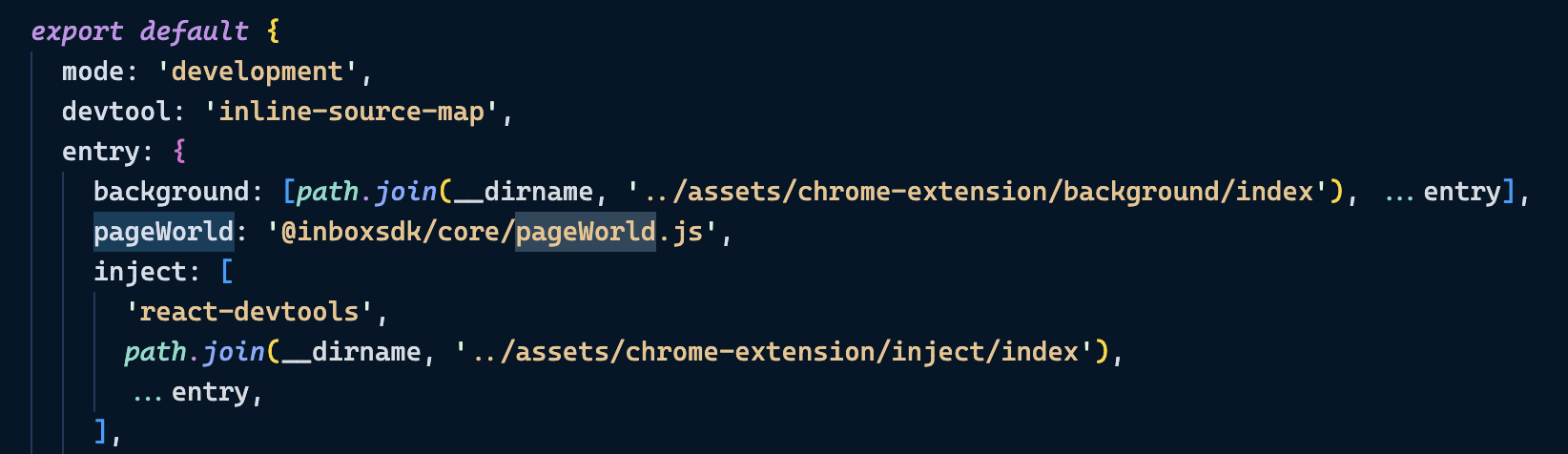 Question: Denying load of */pageWorld.js. Resources must be listed in the web_accessible ...