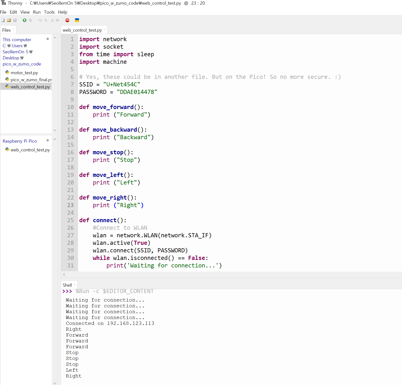 GitHub - mtinet/webControlByRaspberryPiPicoW