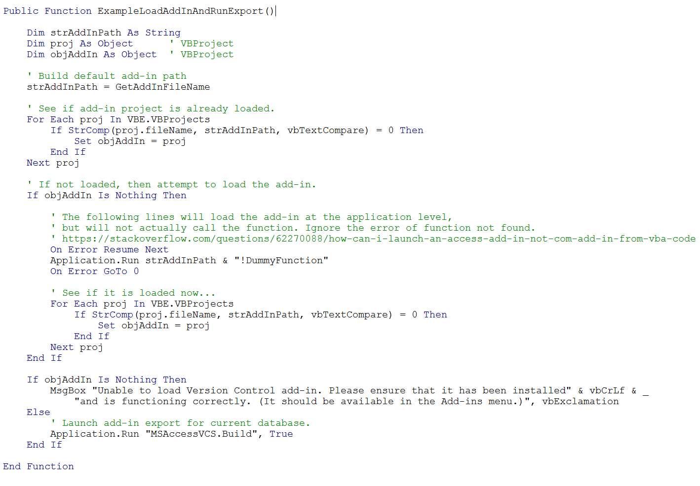 How To Make An Automation For Build From Source · Issue 433 · Joyfullservicemsaccess Vcs Addin 5345