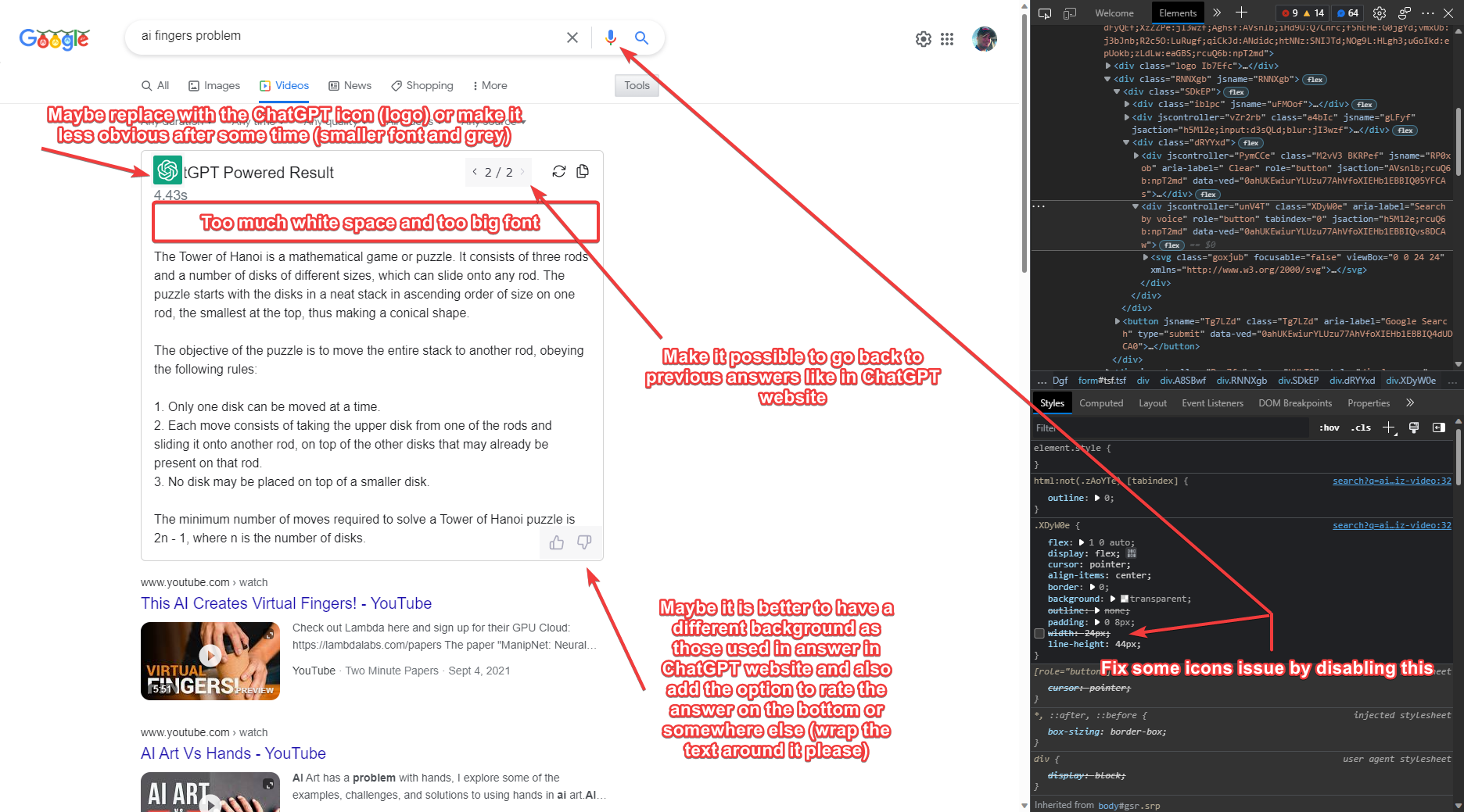 Breaks some of the layout · Issue #1 · foyer-work/Ooogle-it · GitHub
