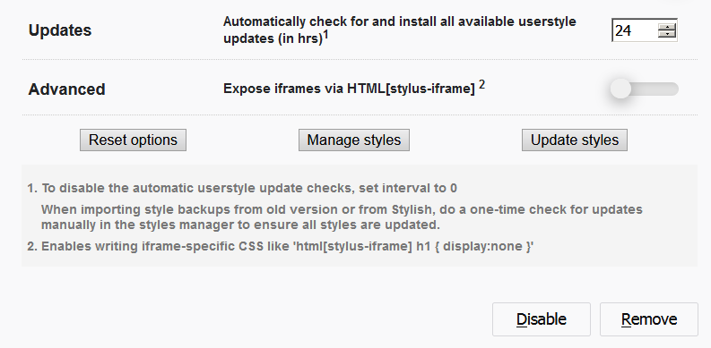 Footnotes Display Error In Options · Issue 334 · Openstyles Stylus · Github