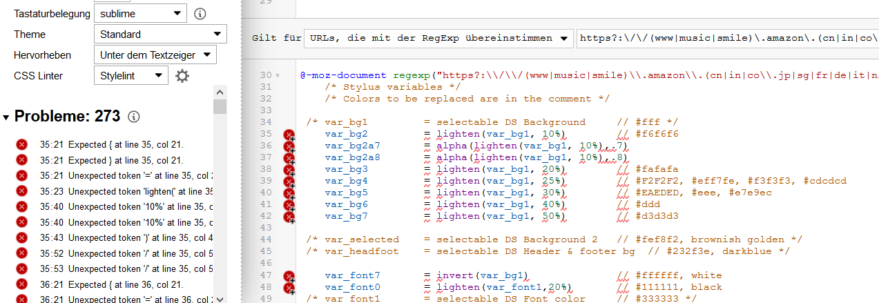 Wrong linter used on initial UserCSS install · Issue #694 · openstyles ...