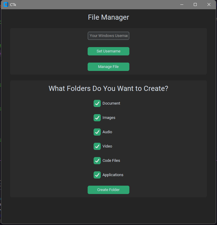 GitHub - clayaaz/fileManagerUI: The GUI version of a file management ...