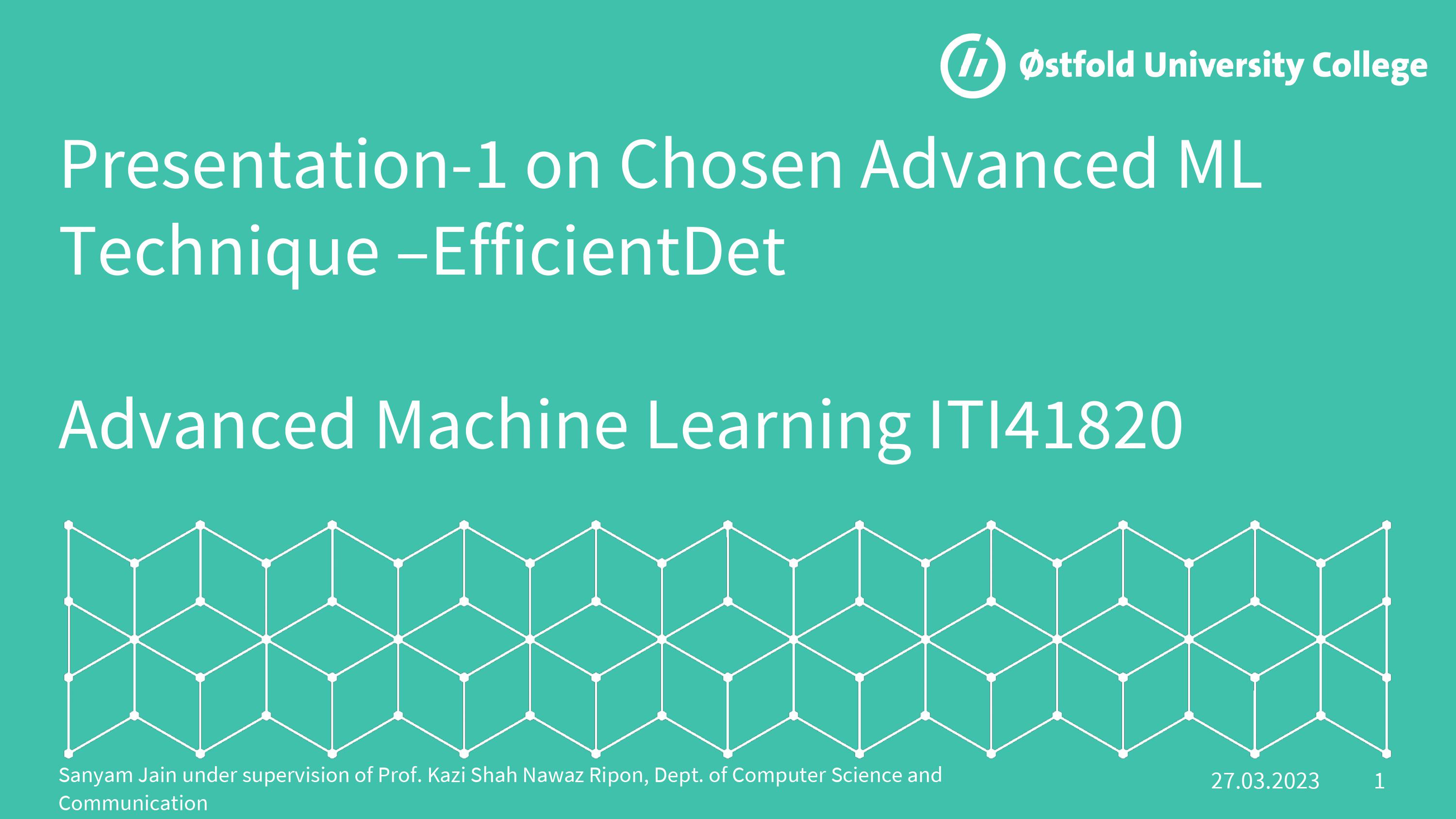 GitHub - s4nyam/efficientdet-advml: Advanced Machine Learning project 2023 @ HiØ - Using ...