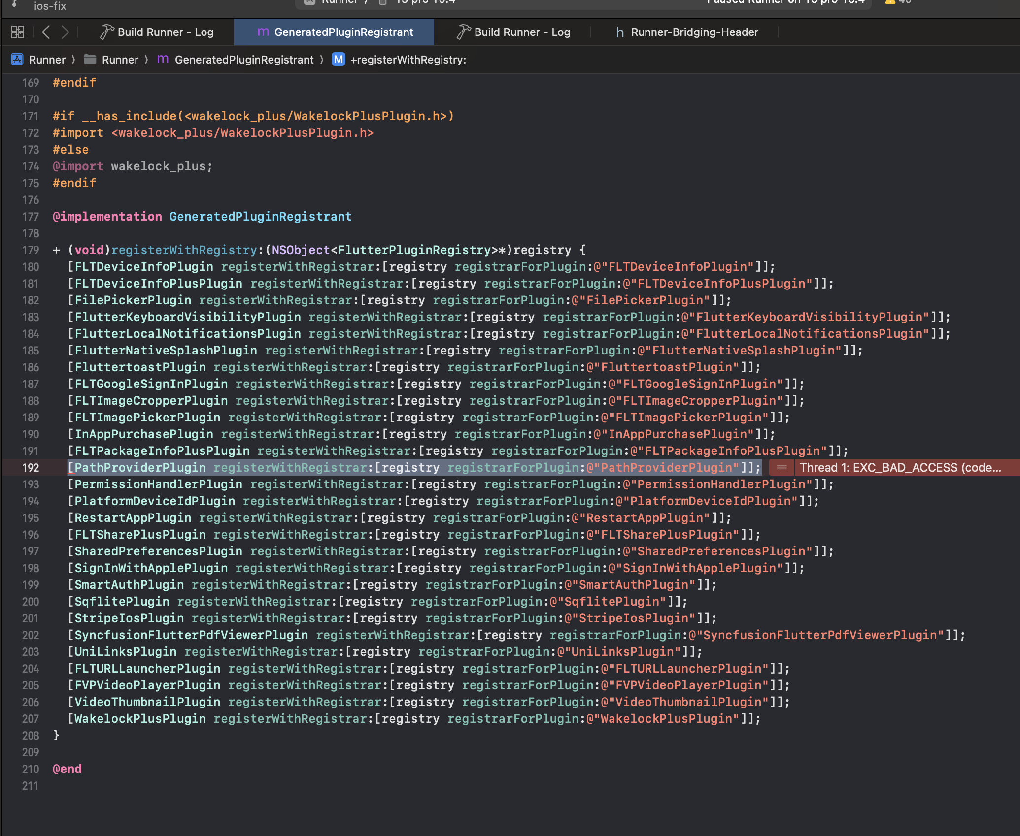 PathProvider plugin throwing error while trying to run the app in IOS from Xcode 15 · Issue ...