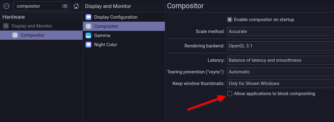 Allow osu!framework to not block compositing · Issue #223 · vignetteapp/vignette · GitHub