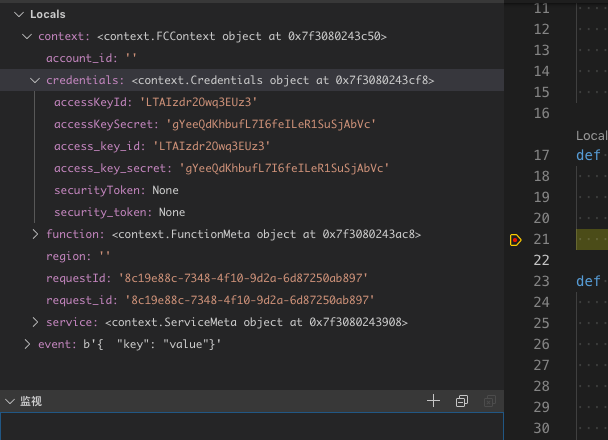 local invoke 的 context 里 account_id 和 region 为空 · Issue #504 · alibaba/funcraft · GitHub