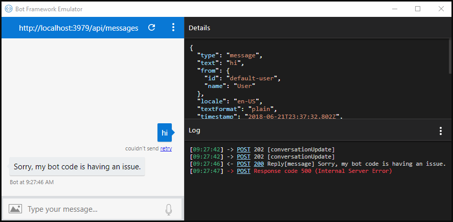 'Create New Conversion' Sharp sample doesn't work. · Issue #274 · microsoft/BotBuilder-Samples ...