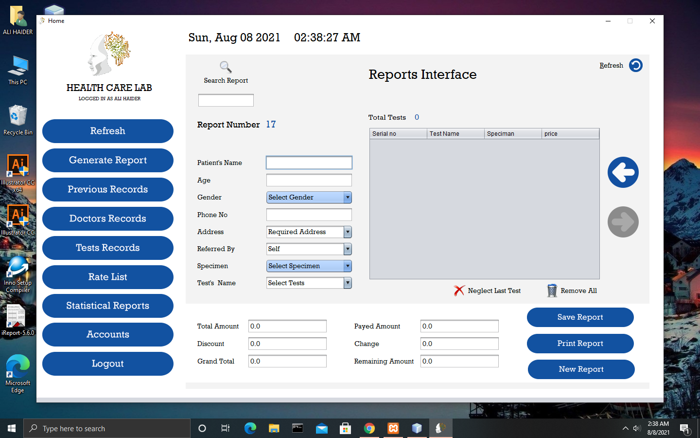 GitHub - AliHaider0343/Clinical-Laboratories-Reporting-and-Management-System: The Clinical ...
