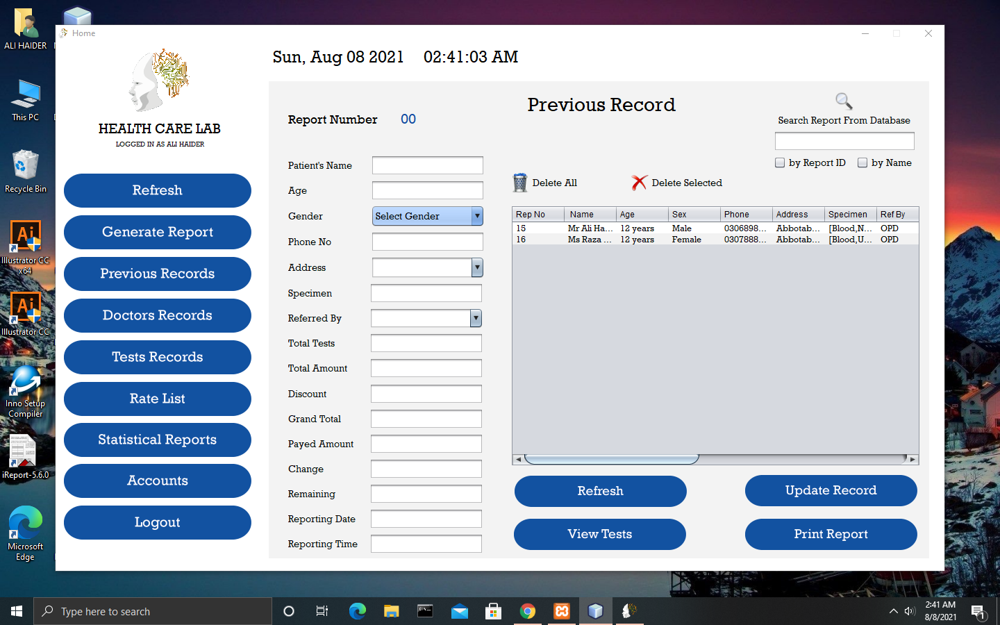 GitHub - AliHaider0343/Clinical-Laboratories-Reporting-and-Management ...