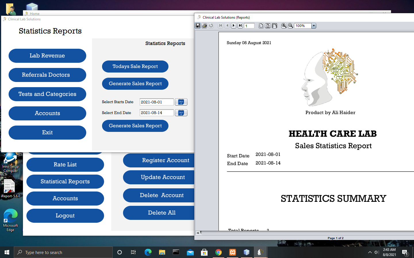 GitHub - AliHaider0343/Clinical-Laboratories-Reporting-and-Management-System: The Clinical ...