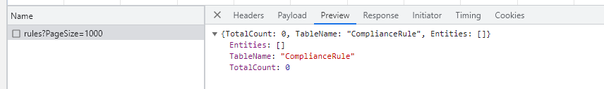 V91 - Compliance Rule Details fail - TypeError: Cannot read properties ...