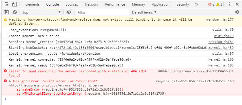 jupyterhub（注意不是jupyterLab） 中 echarts.min.js 等404了，导致notebook中图表显示空白 · Issue #959 · pyecharts ...