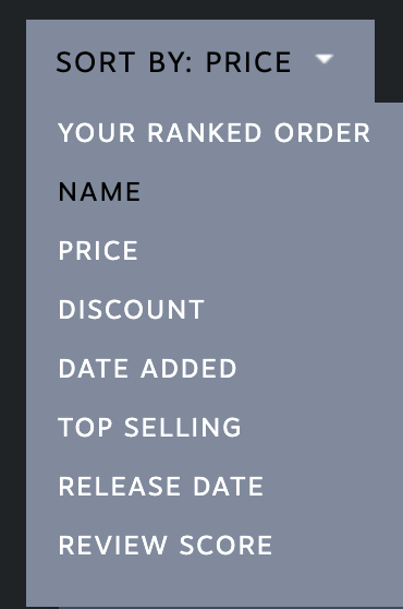 Feature request: allow sorting wishlist by filesize · Issue #7591 · ValveSoftware/steam-for ...