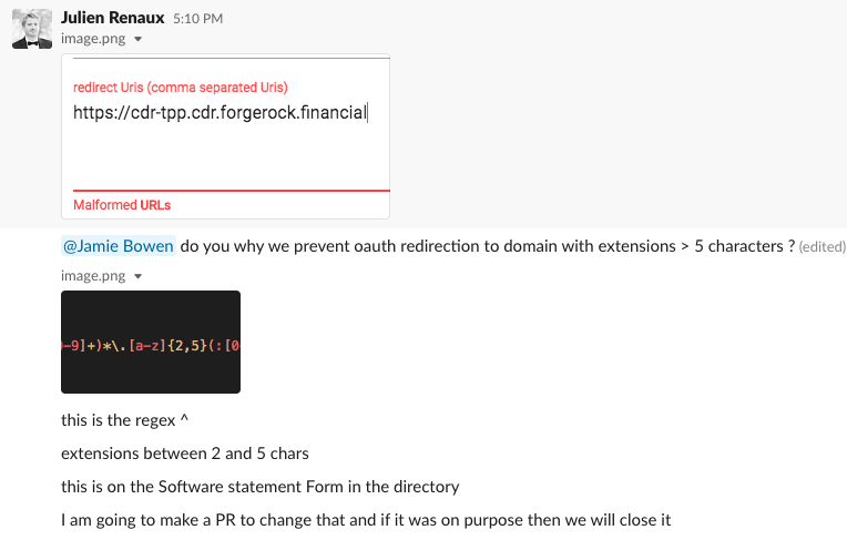 Redirection TLD cannot be more than 5 characters · Issue #77 · OpenBankingToolkit/openbanking ...