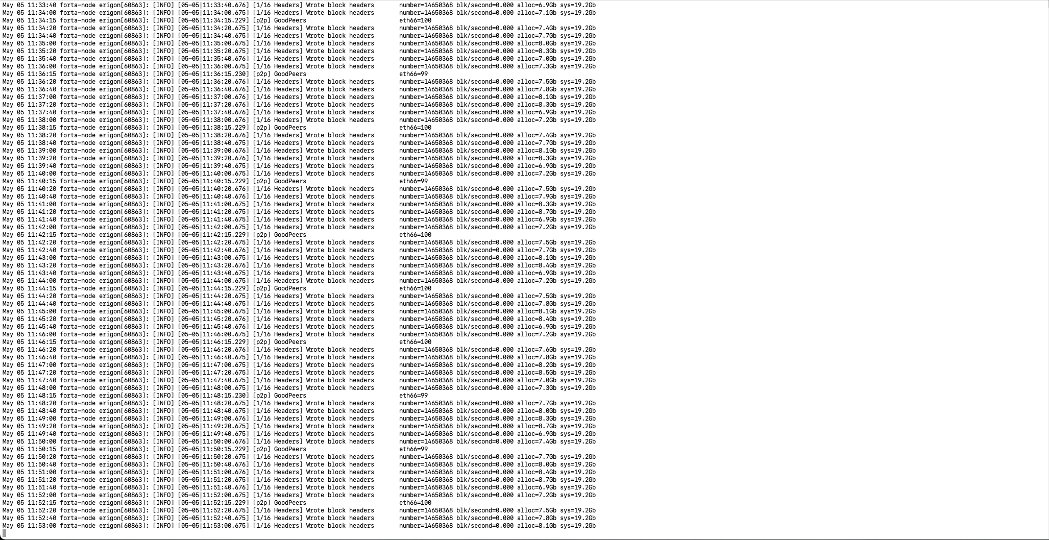 Stuck at `Wrote block headers..` · Issue #4081 · erigontech/erigon · GitHub