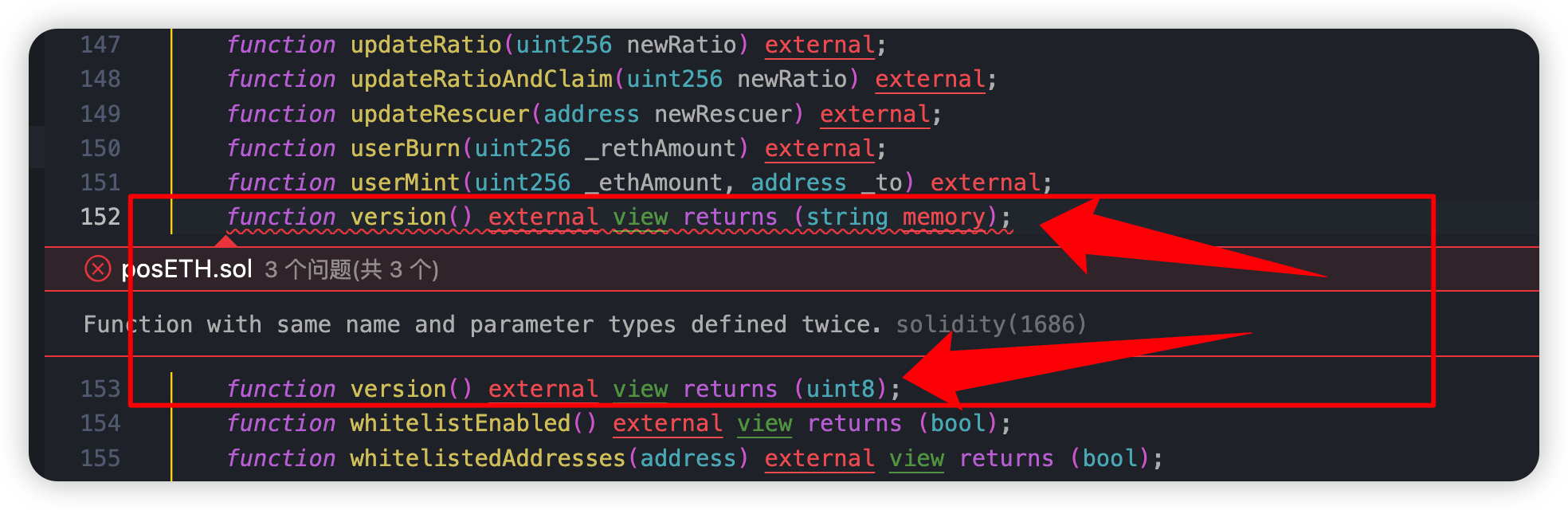 interface error (computing) · Issue #513 · NomicFoundation/hardhat-vscode · GitHub