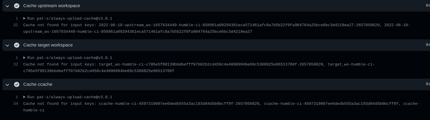 Ccache is broken on CI · Issue #1425 · moveit/moveit2 · GitHub