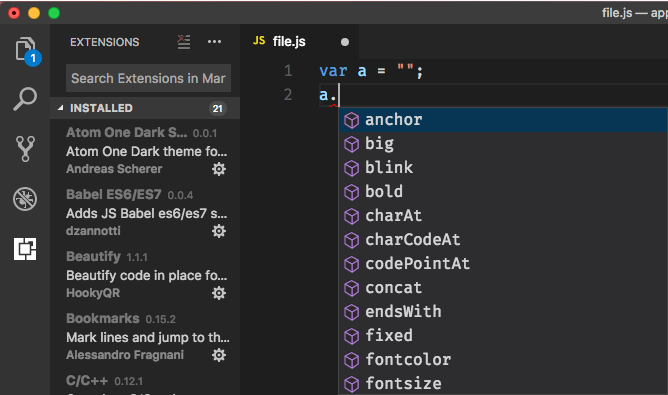 Intellisense not showing up when ctrl+ space is clicked. · Issue #31398 ...
