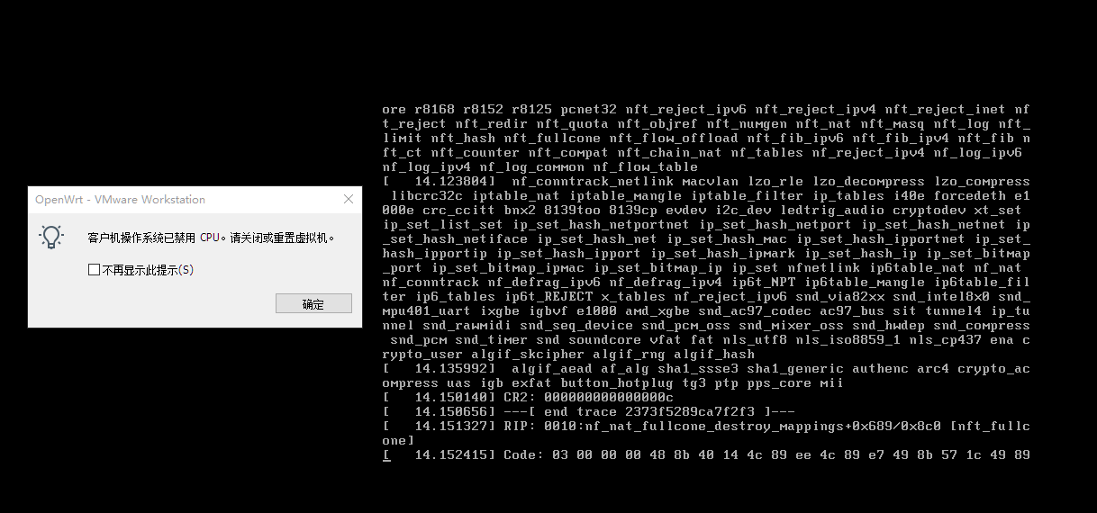 [BugReport] nft-fullcone will lead to kernel panic while IPv6 enabled with out sfe · Issue #1 ...