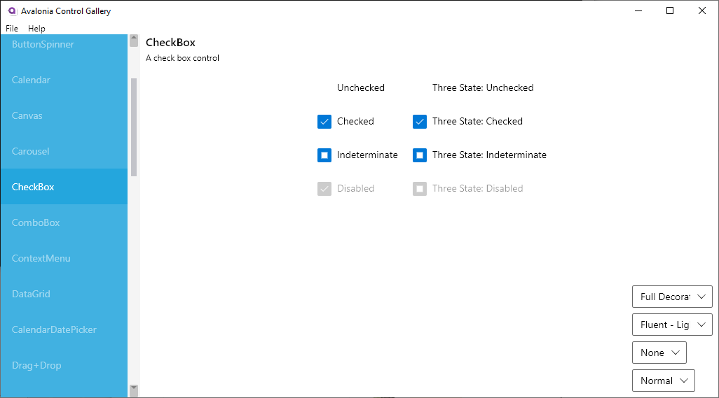 Fluent Light CheckBox is invisible · Issue #4139 · AvaloniaUI/Avalonia · GitHub