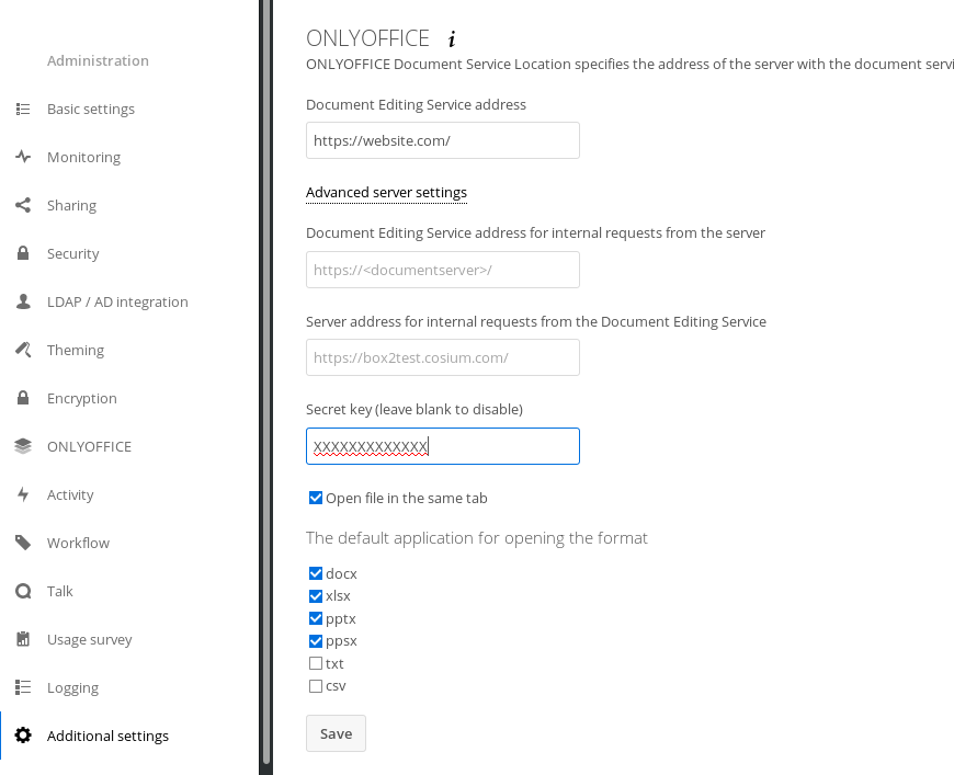 Onlyoffice Document Server not working with NC 13.0.1 · Issue #82 · ONLYOFFICE/onlyoffice ...